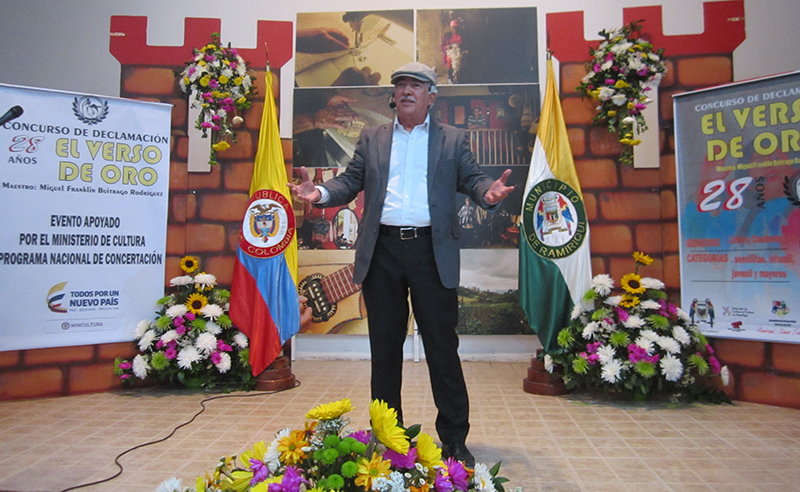 29° Concurso de declamación El Verso de Oro, Maestro “Miguel Franklin ...