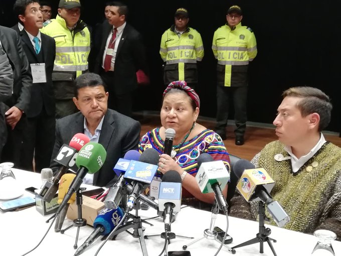 Desde Tunja Rigoberta Menchú pidió respeto para los pueblos indígenas ...